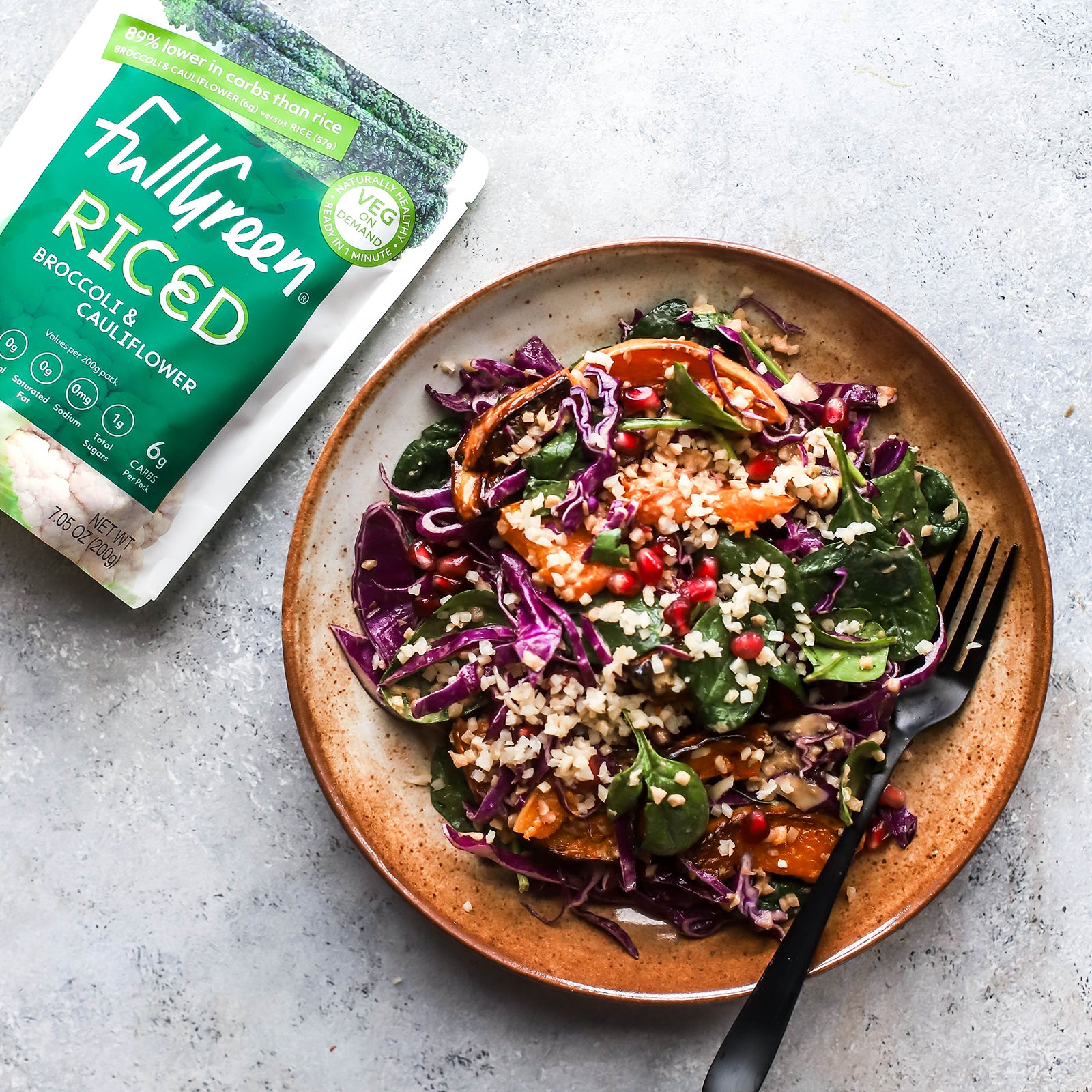 Asian Style Broccoli Rice Rainbow Salad – Fullgreen UK