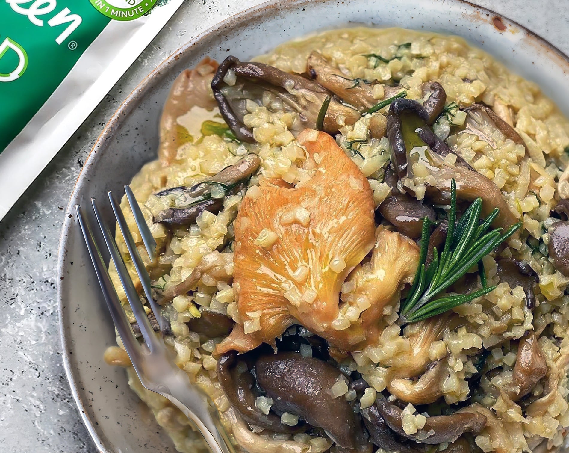 Low Carb Mushroom ‘Risotto’ with Cauli Rice – Fullgreen UK